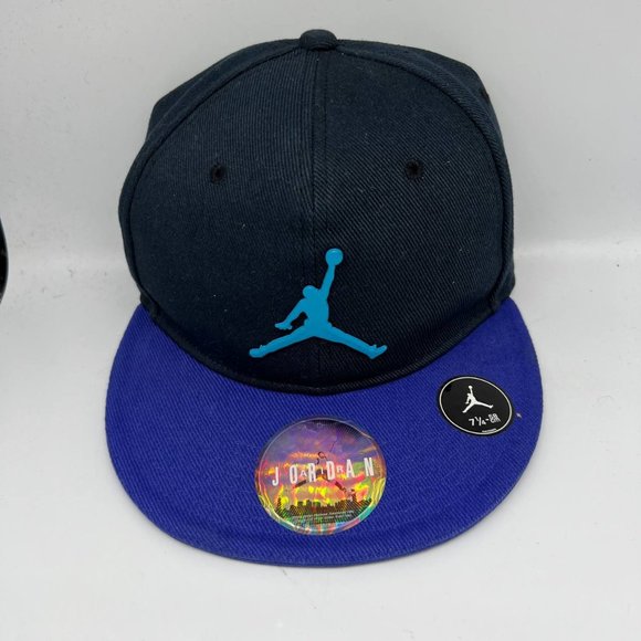 Jordan | Accessories | Air Jordan Aqua Grape 7 4 Jumpman Hat Fitted Cap ...